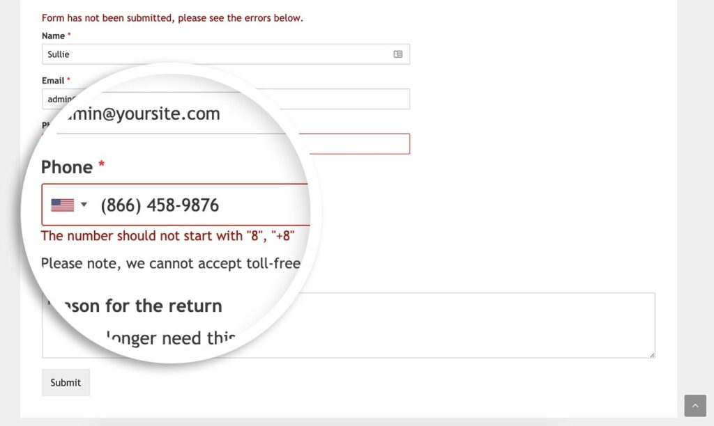 How to Provide Additional Phone Field Validation in WPForms