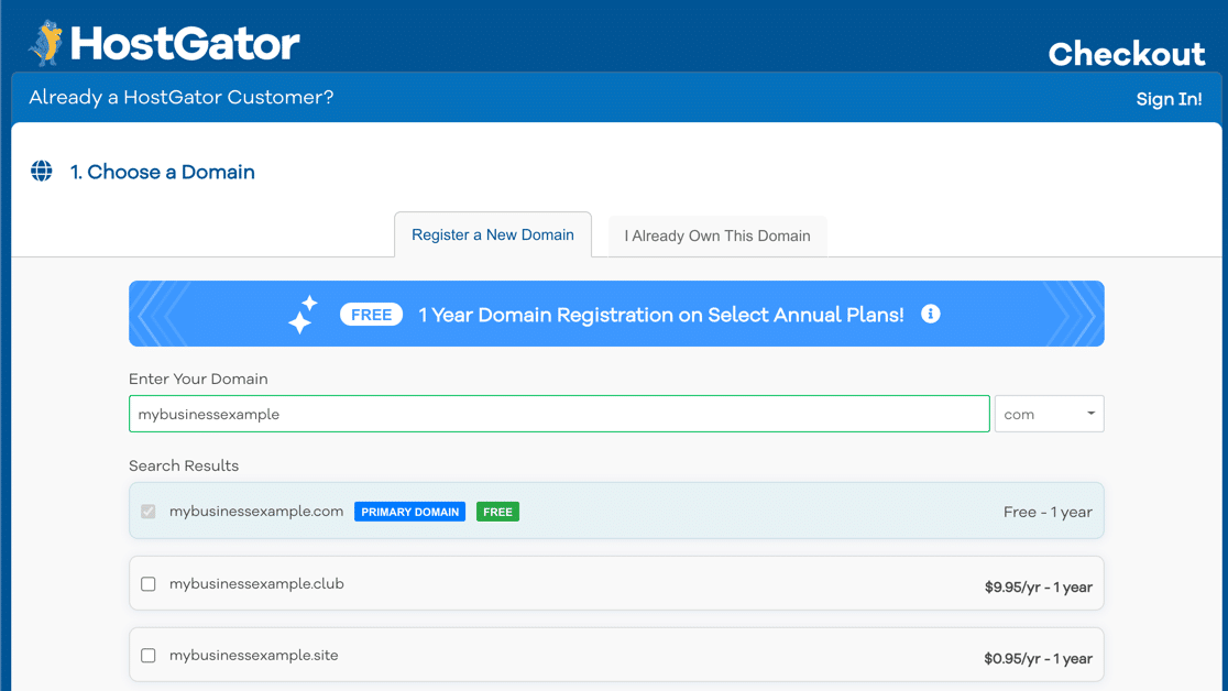  HostGator 