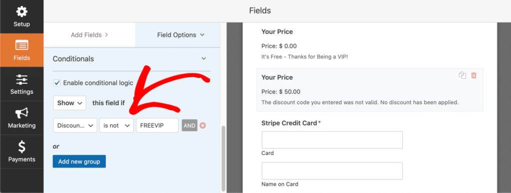 How to Add a Coupon Code Field to Your WordPress Forms