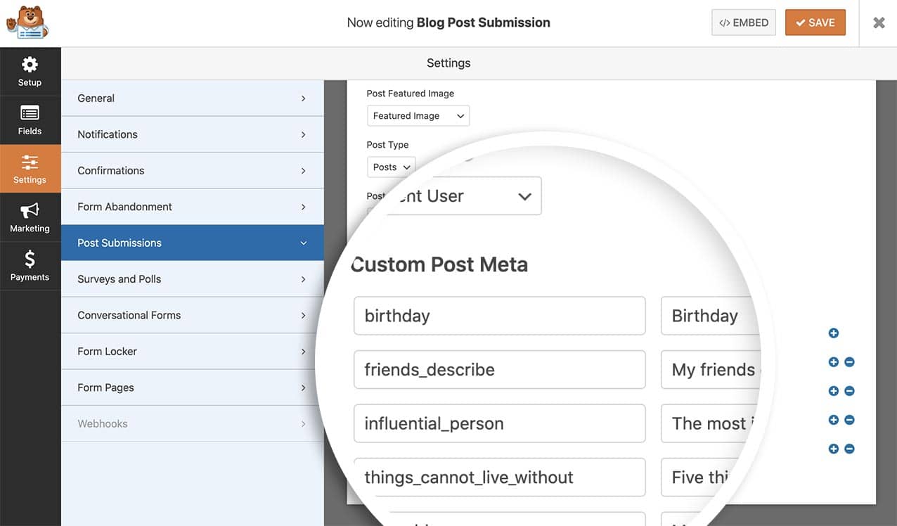 How to Build a Profile Form Using Post Submissions