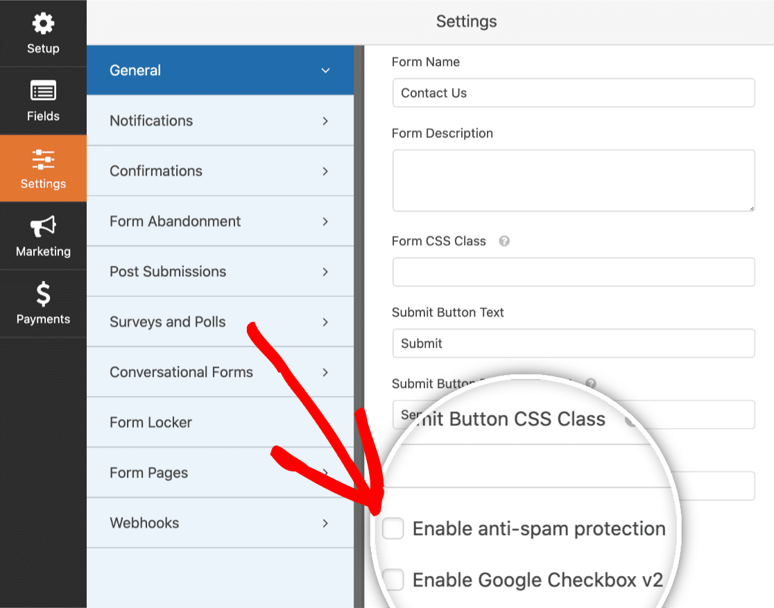 How to Prevent Spam in WPForms
