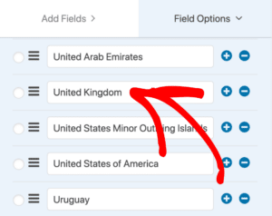 How to Add a Country Dropdown List to Your Form (In 1 Click)