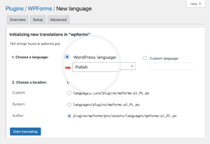 How to Translate WPForms into a Different Language
