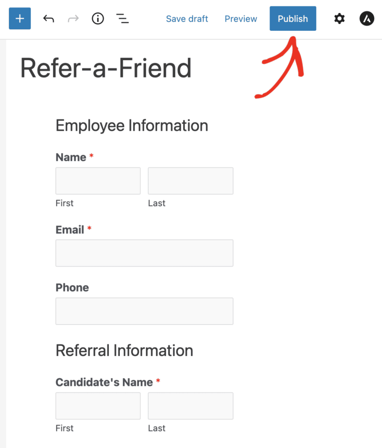 How to Create a Refer-a-Friend Form (+ Template)