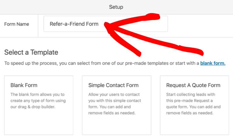 How to Create a Refer-a-Friend Form (+ Template)