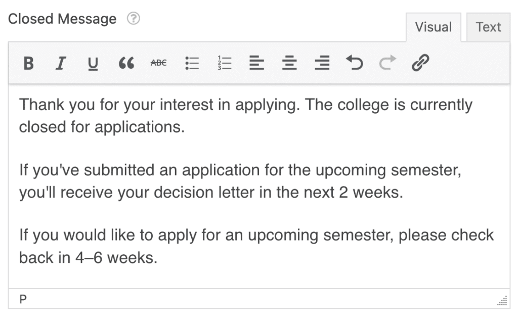 How to Build a College Application Form in WordPress [Template]
