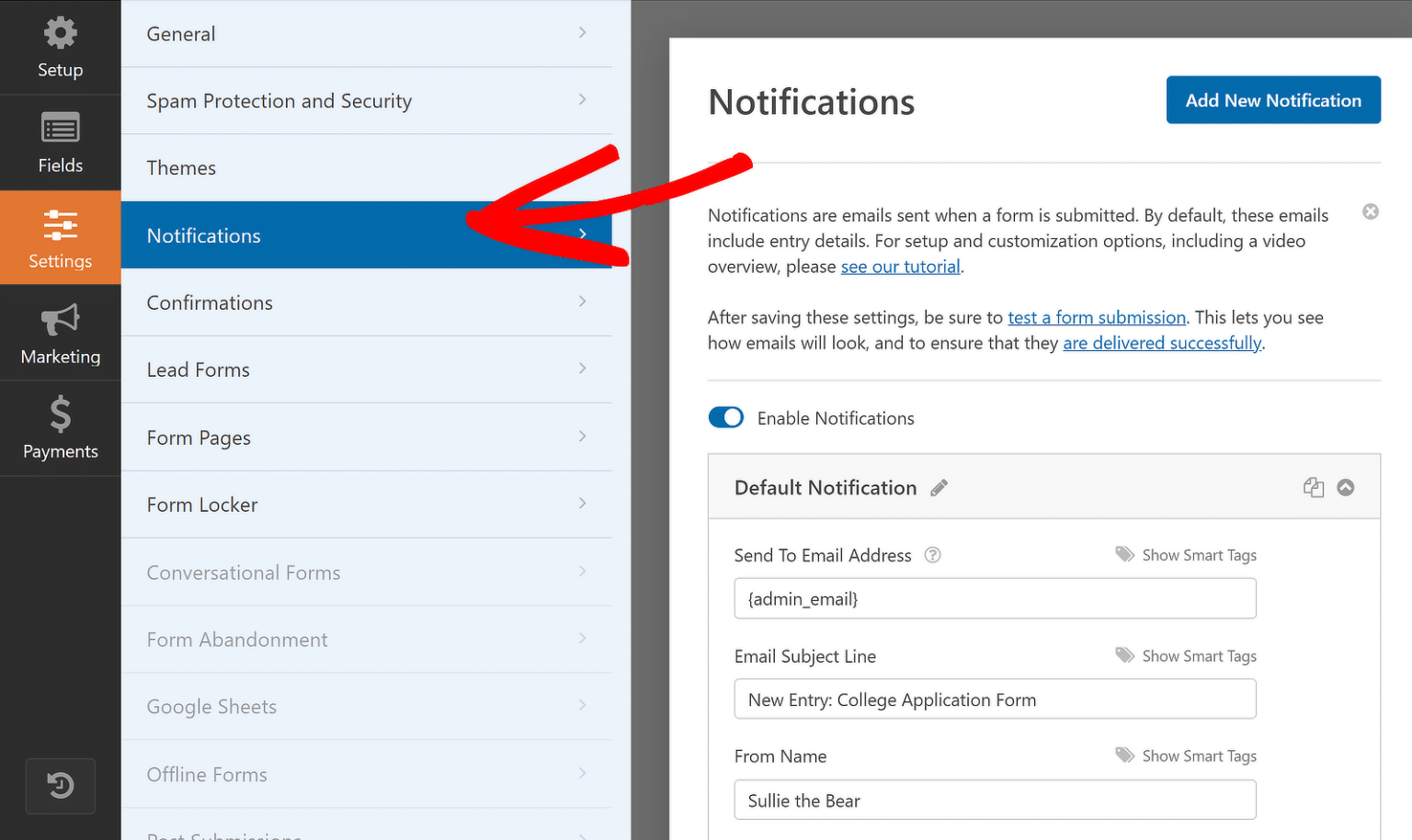 How to Build a College Application Form in WordPress [Template]
