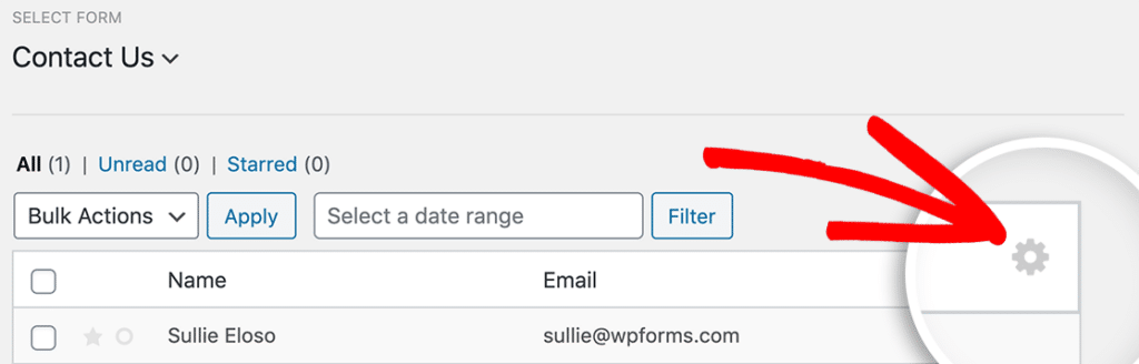 How to Customize the Columns for Form Entries