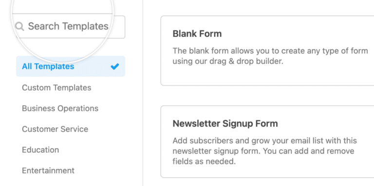 How to Create Your First Form