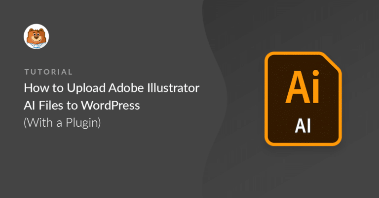 How To Upload Adobe Illustrator AI Files To WordPress With A Plugin 