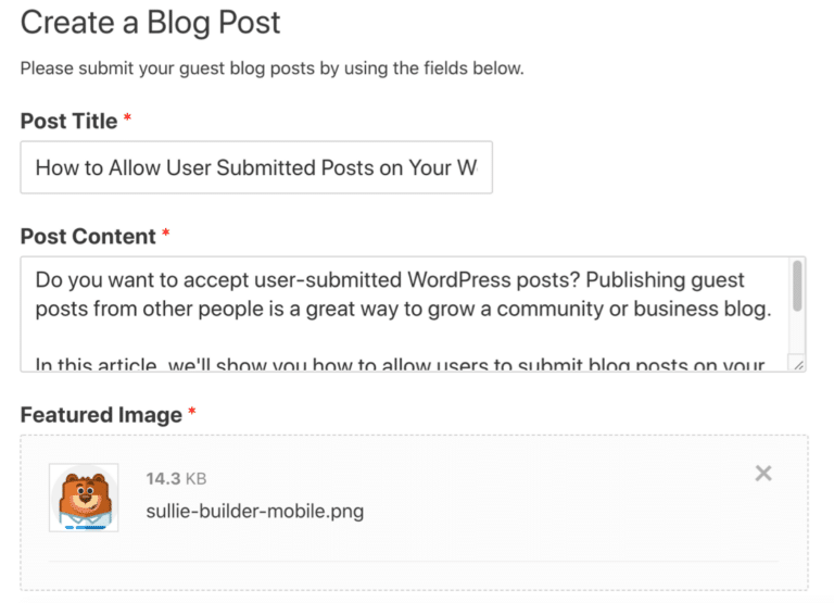 How to Accept User-Submitted Posts in WordPress [Easy Guide]