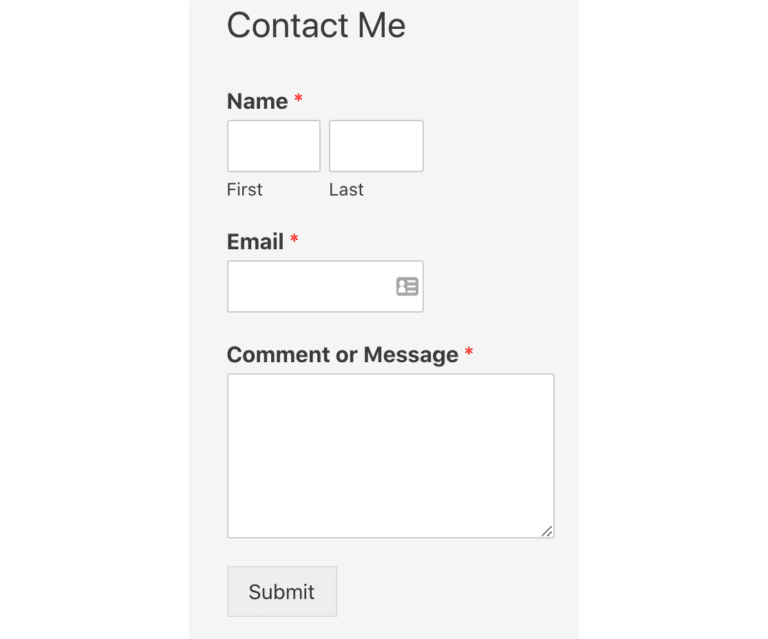 How to Add a Contact Form in a WordPress Sidebar Widget (Easily)