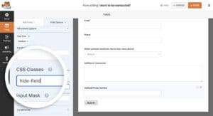 How to Add a Filterable Field to a Form for Internal Use
