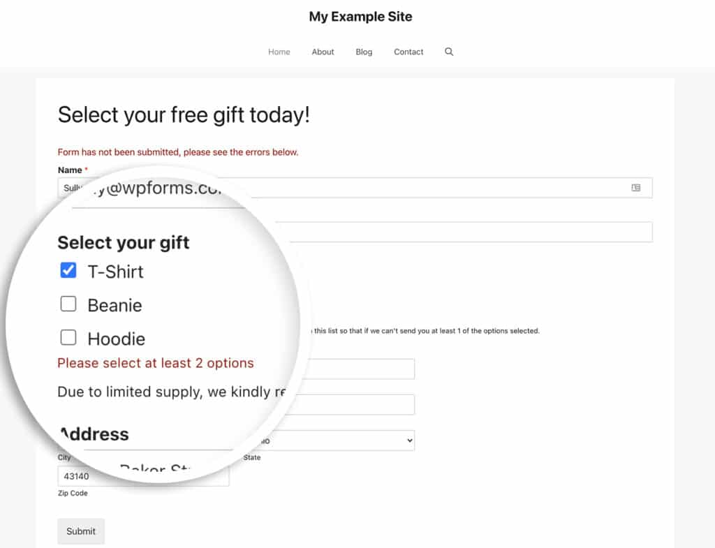 How to Set a Minimum Number of Choices for a Checkbox How to Set a Minimum Number of Choices for a Checkbox