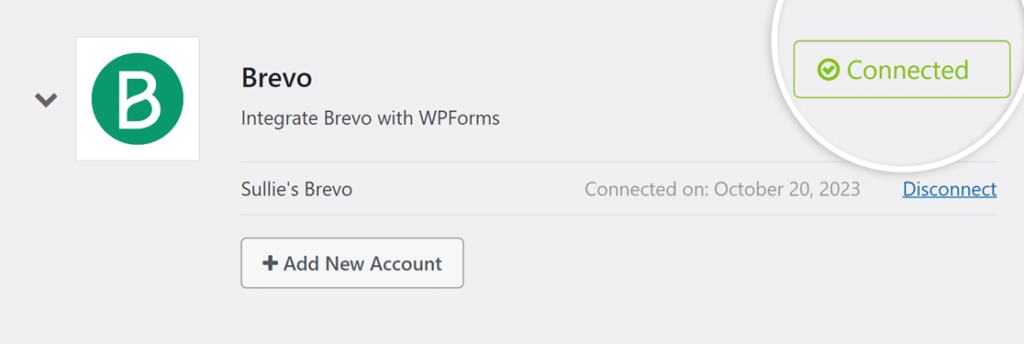 Brevo Addon - WPForms