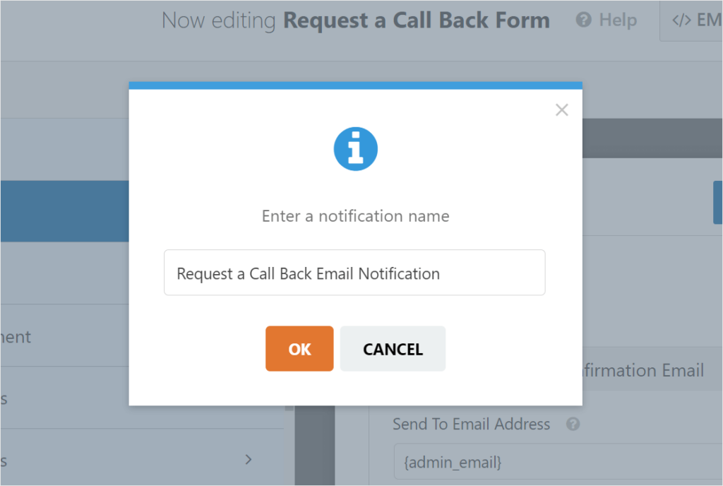 How to Make a Request a Call Back Form in WordPress