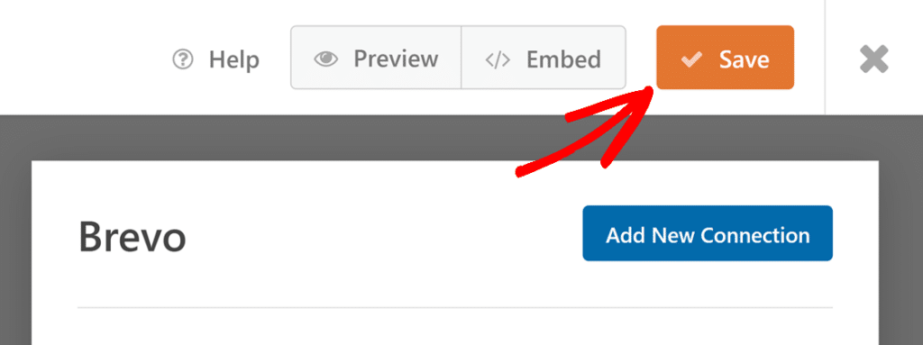 Brevo Addon - WPForms