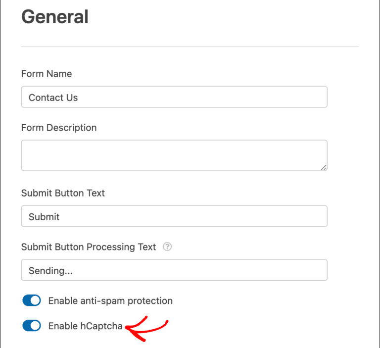 How to Set Up and Use hCaptcha in WPForms