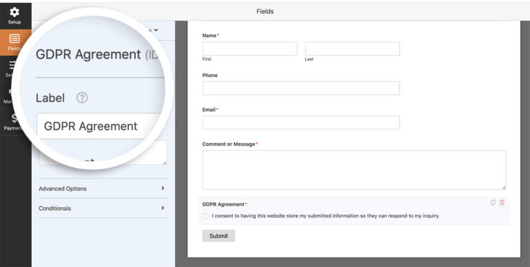 How to Set a Default Flag on Smart Phone Field with GDPR