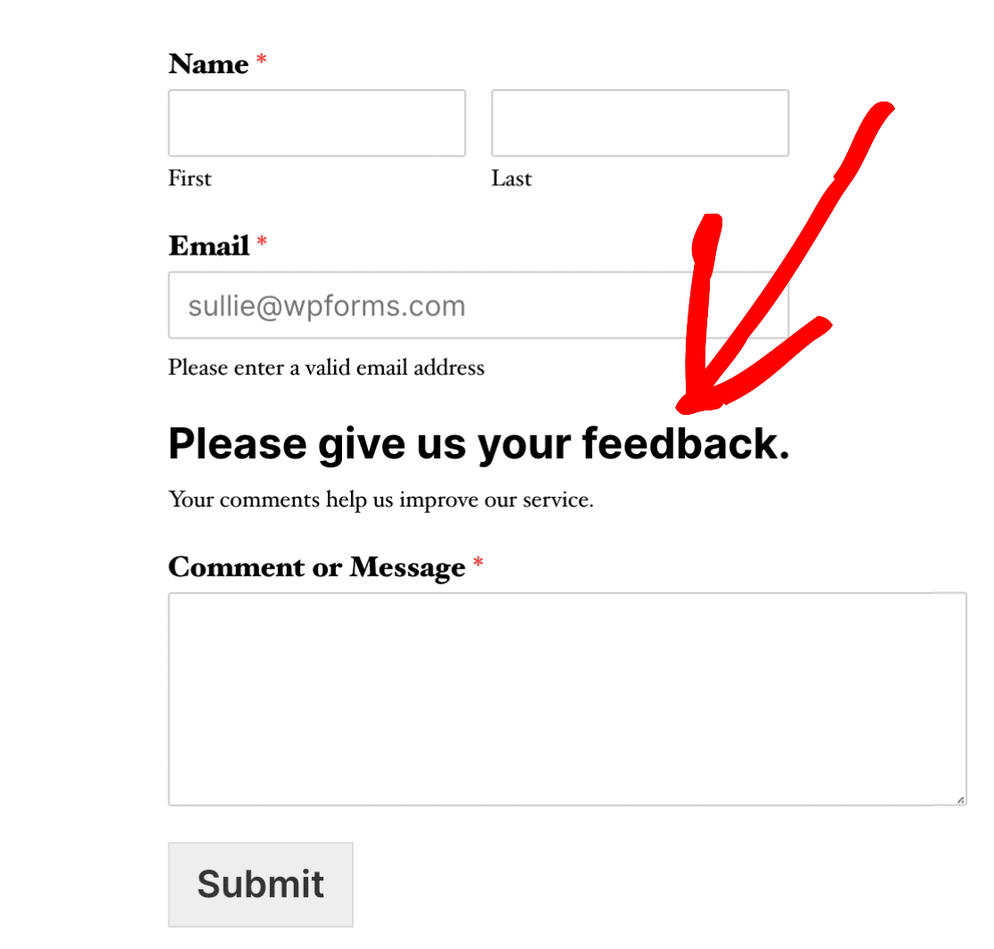 How to Add Extra Text and Descriptions to Forms