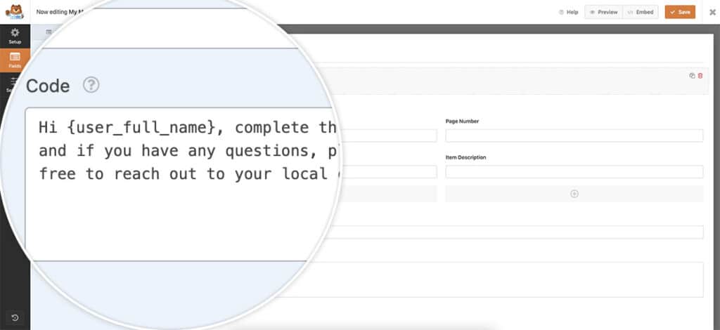How to Process Smart Tags in HTML Fields in WPForms