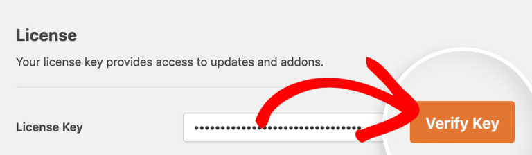 How to Verify Your WPForms License