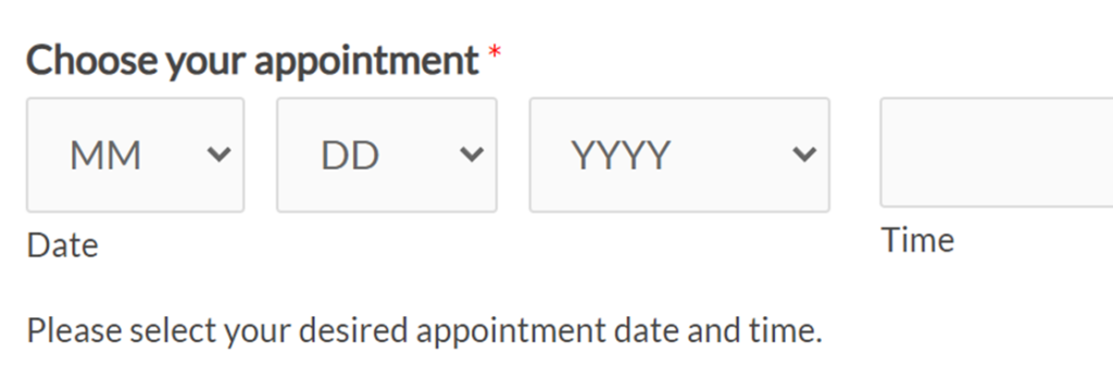 How to Customize the Date / Time Field in WPForms