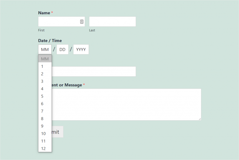 How To Create A Wordpress Form With A Datetime Picker