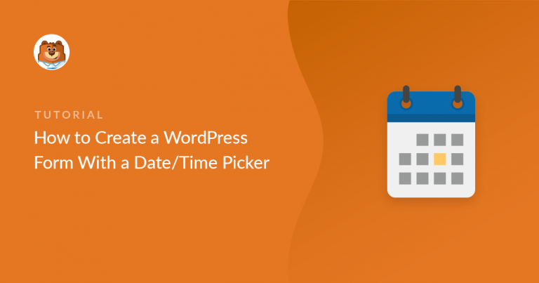 How to Create a WordPress Date Picker Form [Without Code]