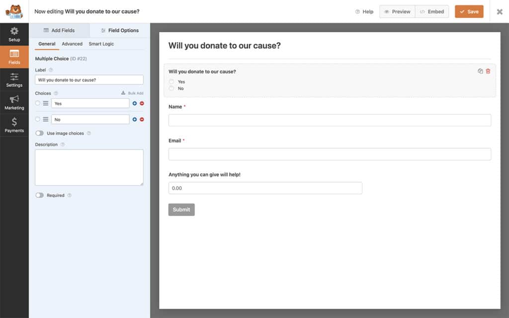 How to Conditionally Show the Submit Button with WPForms
