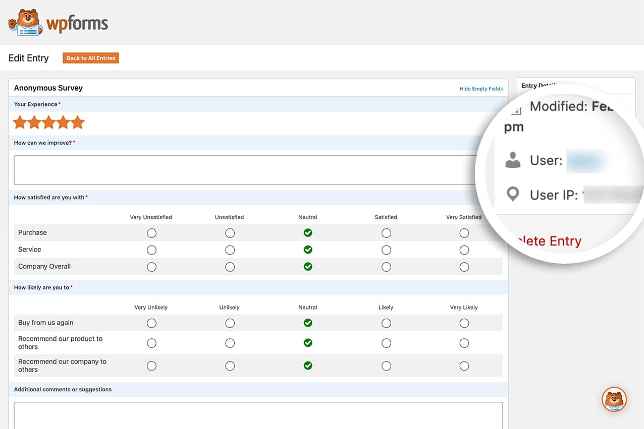 How To Create An Anonymous Survey Form For Logged In Users
