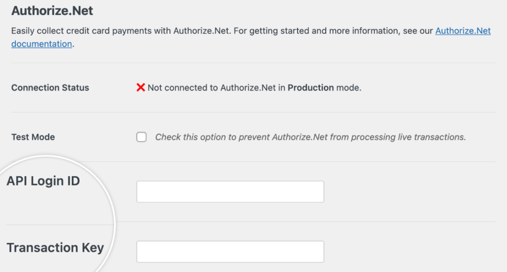 Authorize.Net Addon