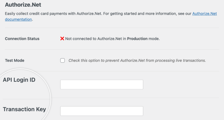 Authorize.Net Addon