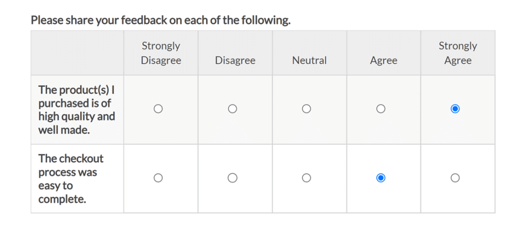 How to Add a Likert Scale Field to WPForms