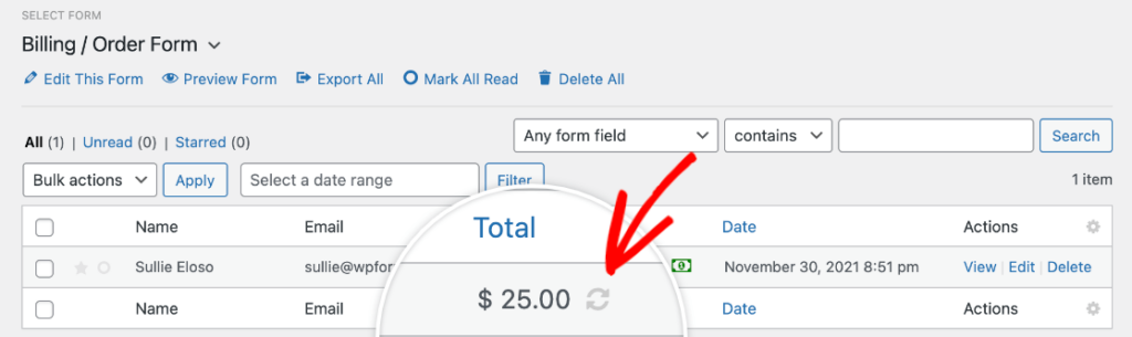 Stripe Addon - WPForms