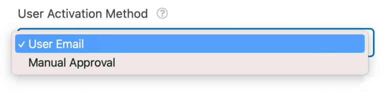 User Registration Addon