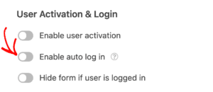User Registration Addon