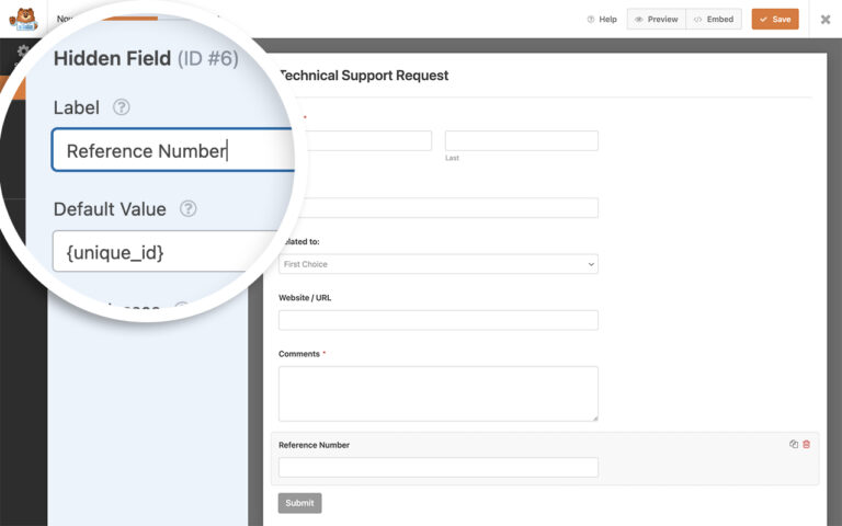Creating a Unique ID for Each Form Entry