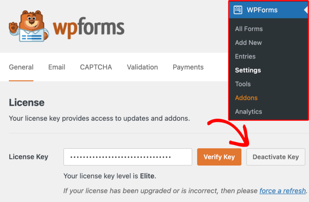 How to Transfer Your WPForms License to Another Domain