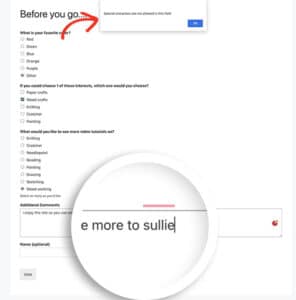 How to Restrict Special Characters From a Form Field