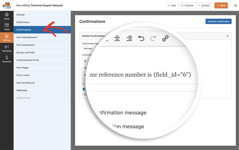 Creating a Unique ID for Each Form Entry
