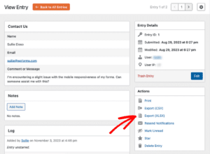 How to Export WordPress Form Entries to Excel (Step by Step)