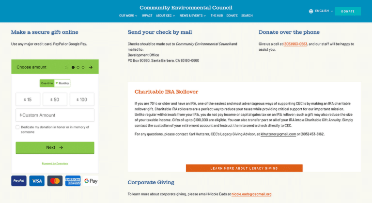 20 Donation Page Examples to Inspire Your Online Fundraising