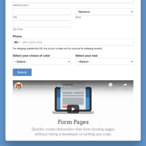 Using the wpforms_form_pages_content_after Action