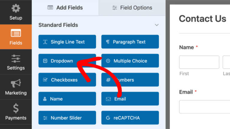 How to Customize the Dropdown Field in WPForms