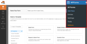 How to Use Form Templates in WPForms