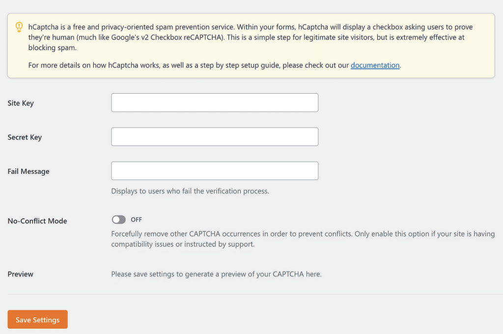 How to Add hCaptcha to WordPress Forms (reCAPTCHA alternative)