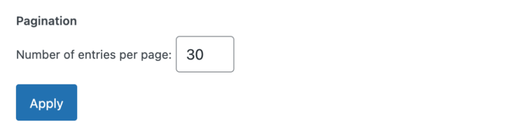 Customizing Entries View