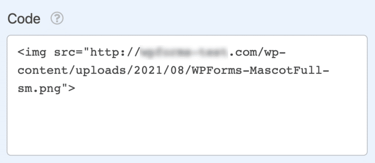 Using the HTML Field