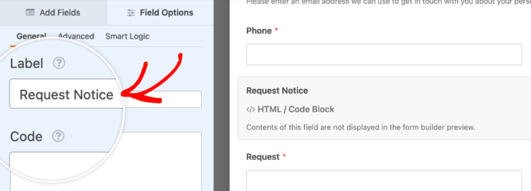 Using the HTML Field